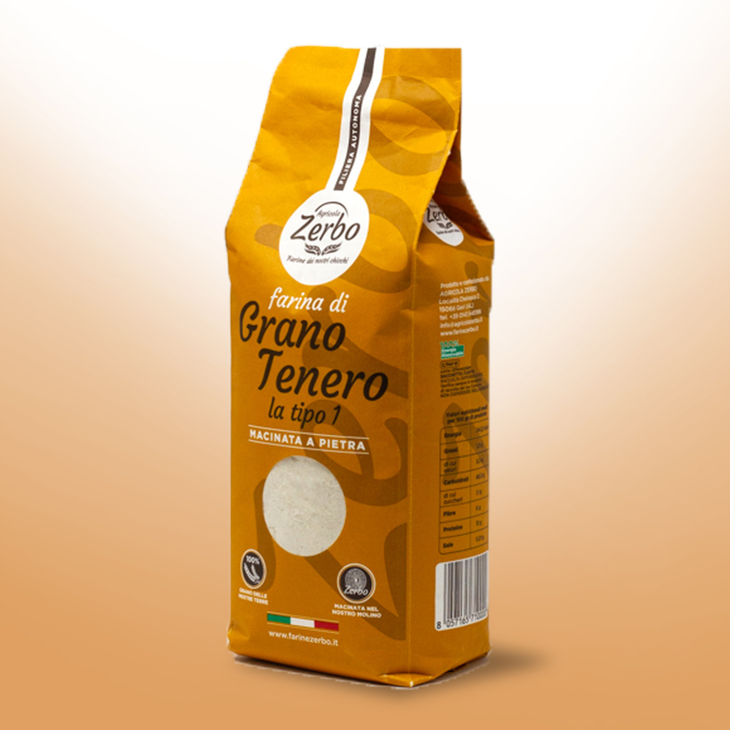 Farina di grano tenero “la tipo 1” - Farine Zerbo